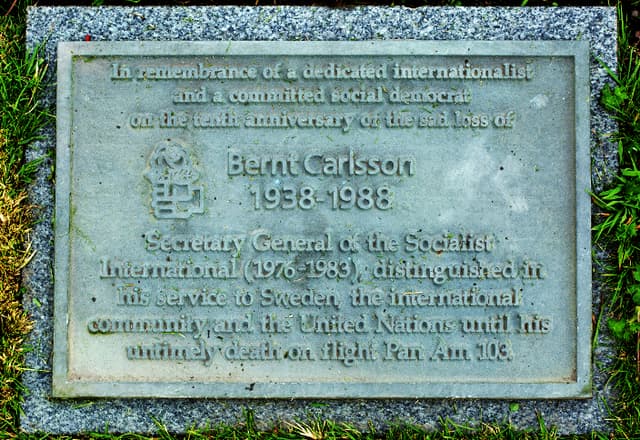 Bernt Carlsson | Pan Am 103 Lockerbie Legacy Foundation