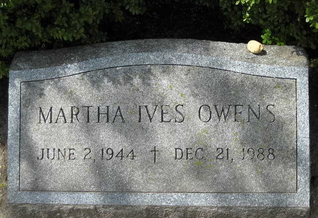 Martha Owens | Pan Am 103 Lockerbie Legacy Foundation