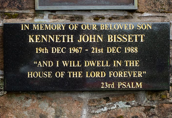 Kenneth Bissett | Pan Am 103 Lockerbie Legacy Foundation