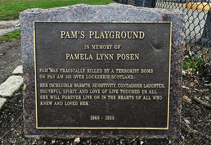 Pamela Posen | Pan Am 103 Lockerbie Legacy Foundation